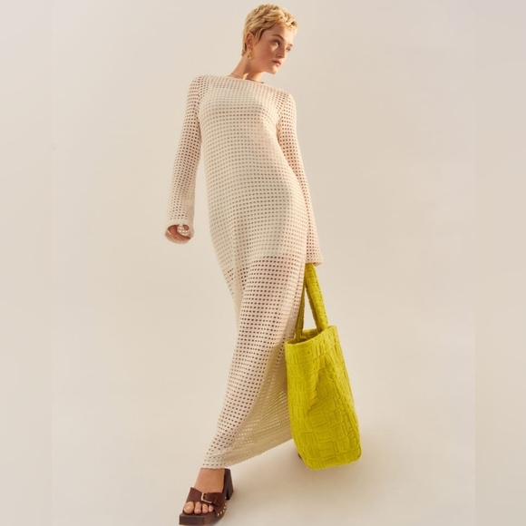 Mango | Dresses | Mango Openwork Maxi Dress | Poshmark